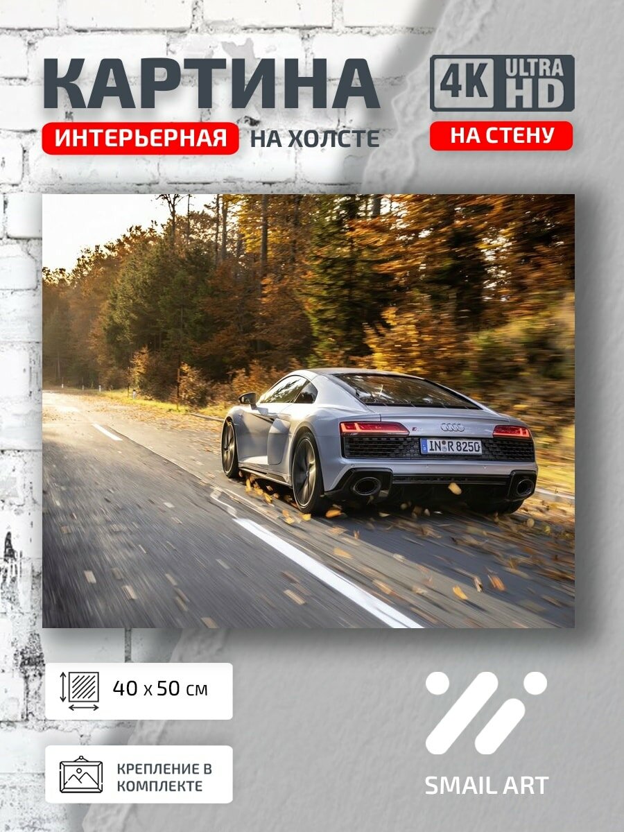 Картина на холсте интерьерная 40 на 50 на стену RWD Coupe для спальни атмосфера