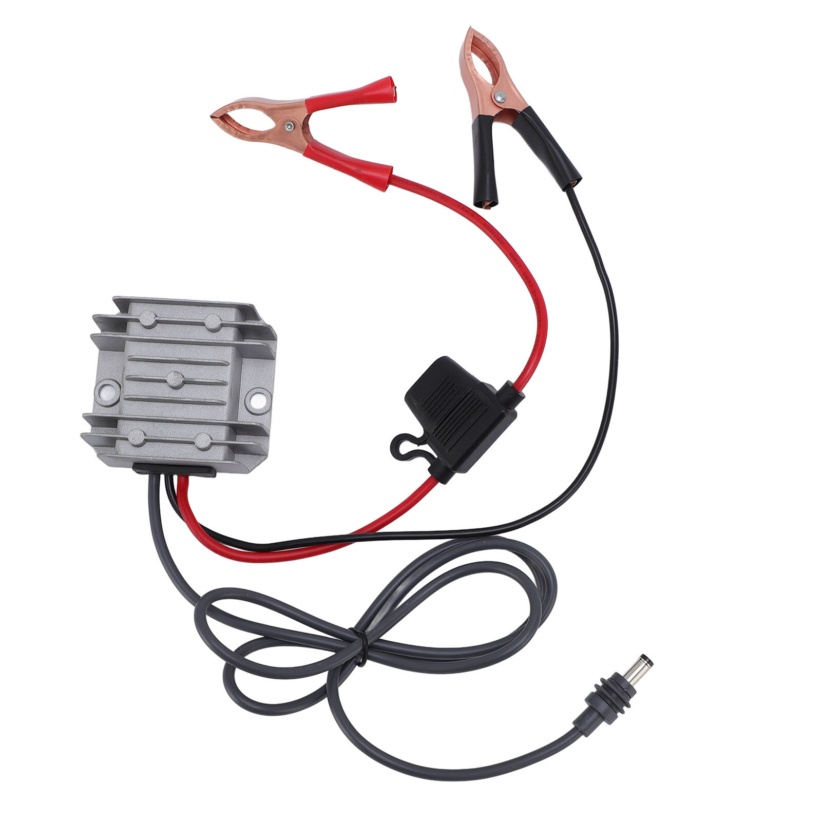 Спутниковый преобразователь питания для мини-устройств 12 В 24 В в 30 В 3,5 А, портативный, повышающий шнур с зажимом типа «крокодил»