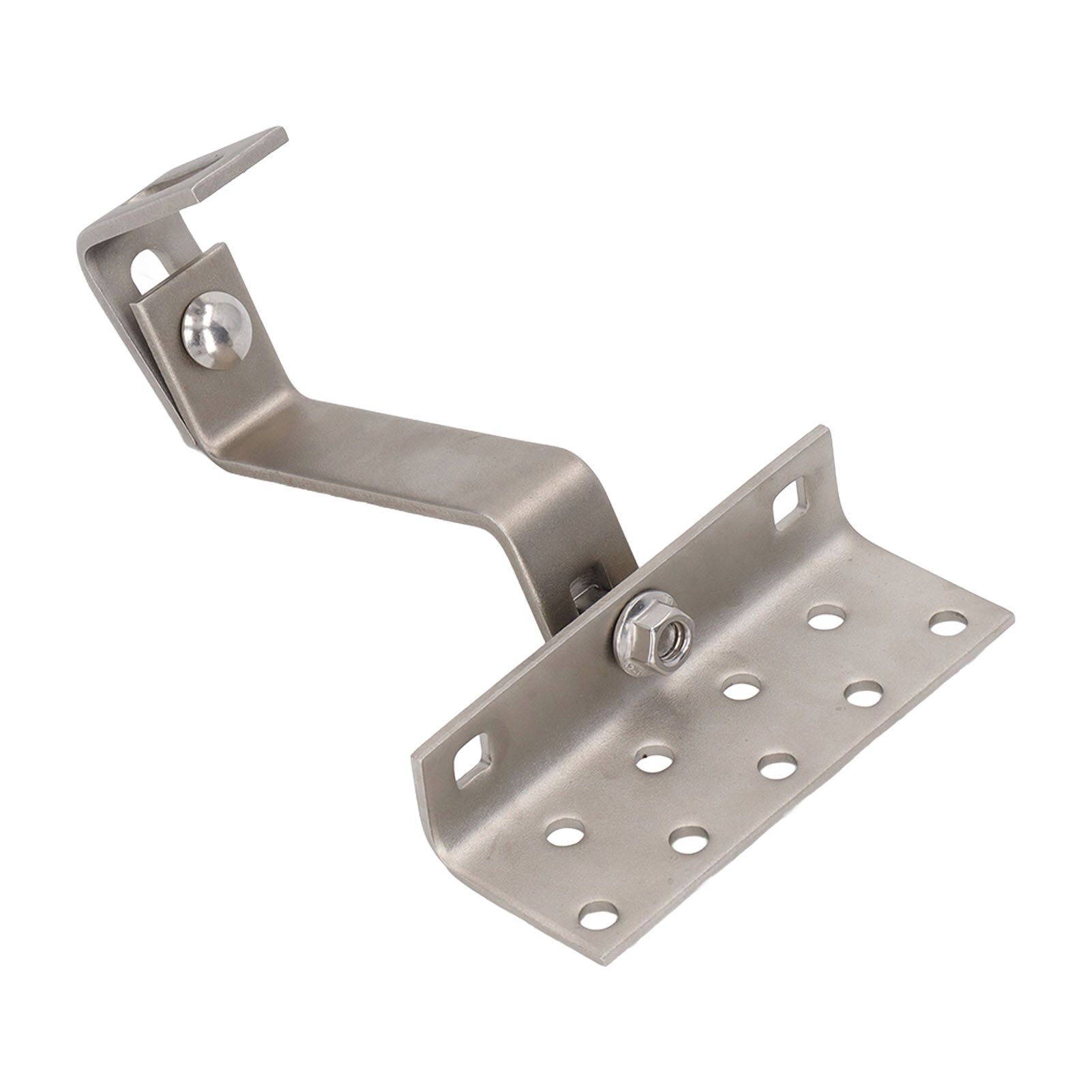 Кронштейн для солнечной панели из нержавеющей стали, регулируемый по длине на 180°, устойчив к коррозии, крепление на крышу фотоэлектрических систем