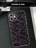 Чехол на Apple iPhone 12 mini / Айфон 12 Мини с принтом Металлическая паутина