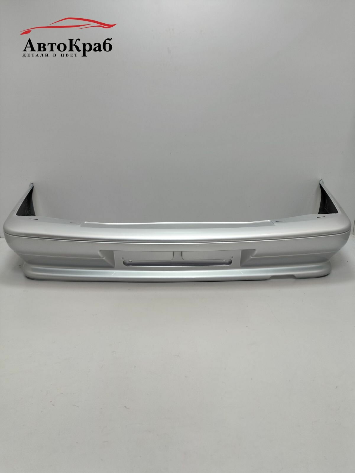 Бампер задний в цвет для Лада ВАЗ 2115 1997 - 2013 г. 690 - снежная королева, серебристый