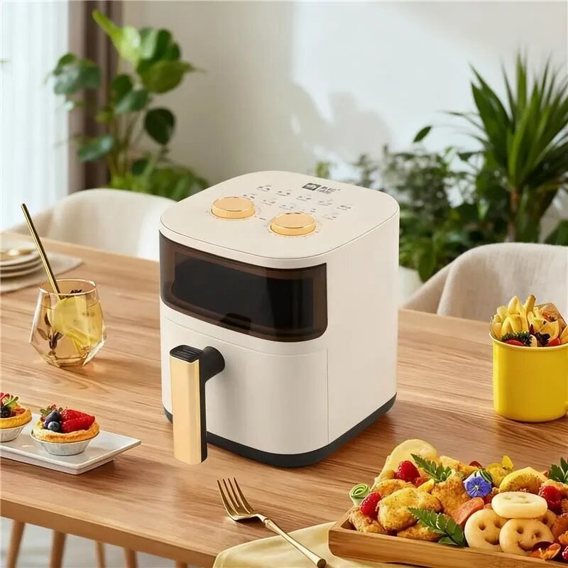 Пергамент для выпечки в воздушной фритюрнице, квадратные листы 23 см, упаковка 100 штук