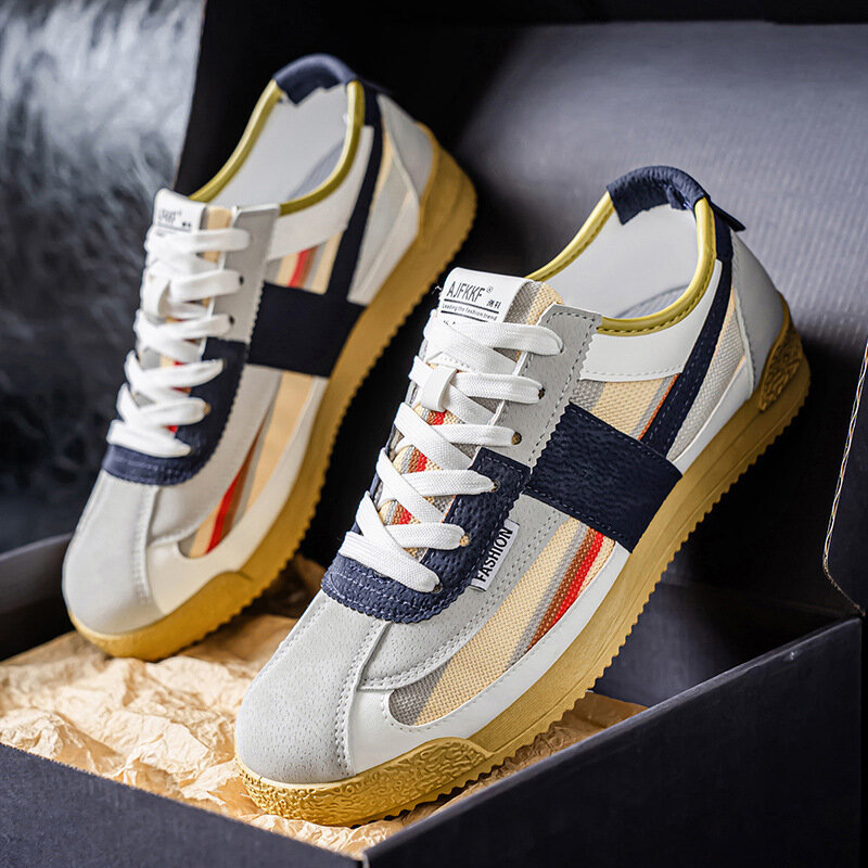 Мужские туфли Cortez, повседневная обувь, высококачественные весенние туфли, цветные блоки, повседневный стиль, размеры 39-46, EU:42