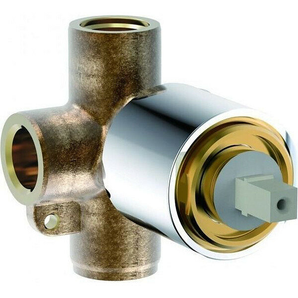 Скрытая монтажная часть для смесителя Bravat D999CP-ENG, для скрытого монтажа, хром