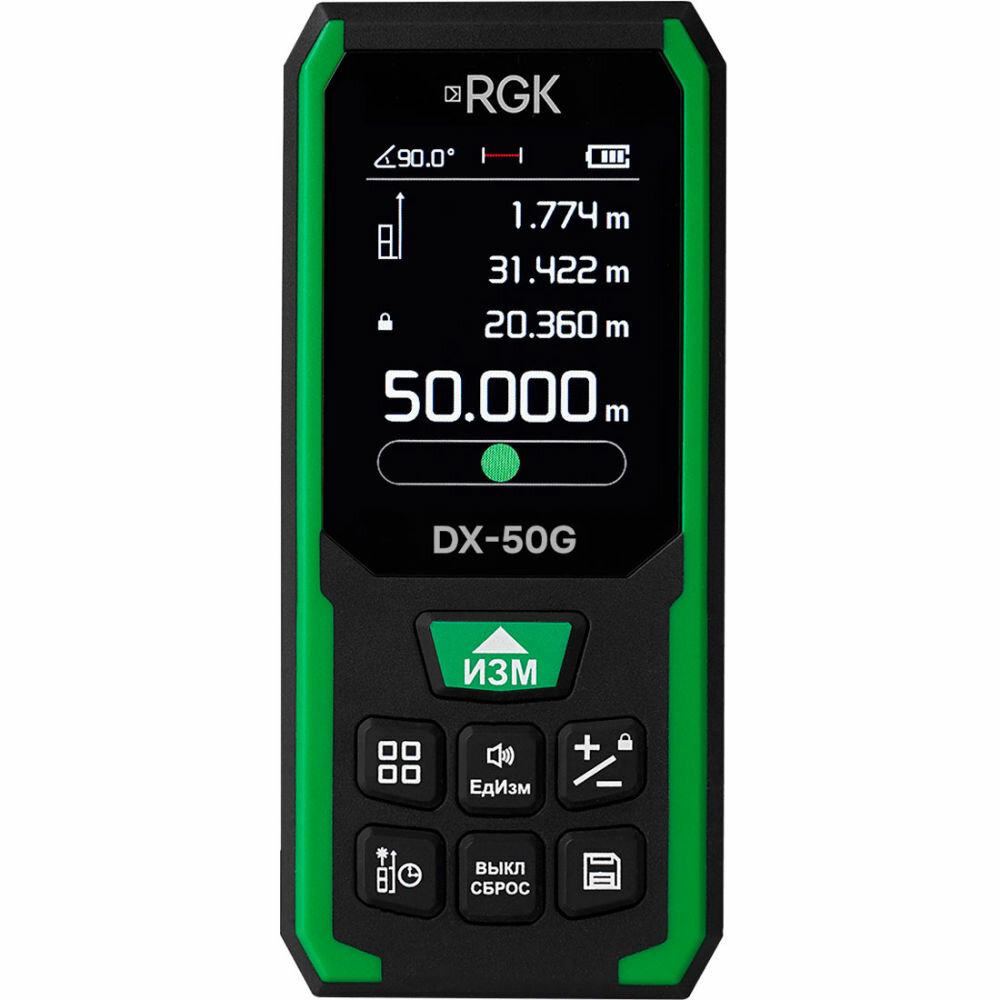 Лазерный дальномер RGK DX-50G - 723399