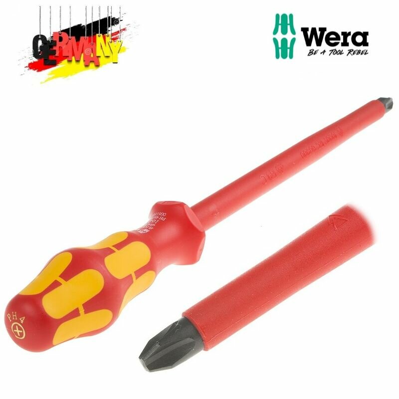 Отвертка Phillips Wera Kraftform 162 i PH VDE WE-006158 PH 4 х 200 изолированная крестовая