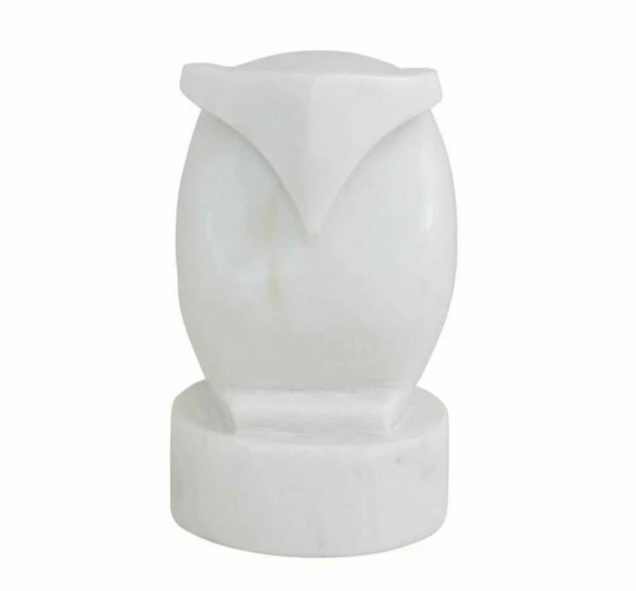 Скульптура Bloomingville "Marble Owl", мрамор, ручная работа, 13 см
