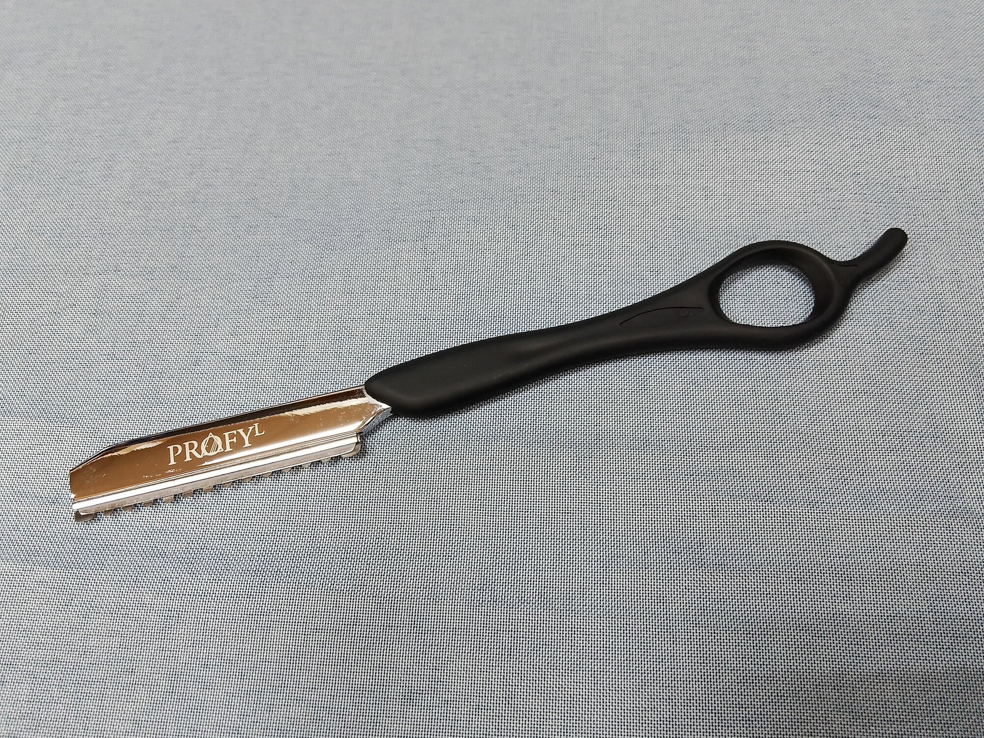 PROFYLAB (Profy-L) Бритва филировочная с пластиковой ручкой (в чехле)