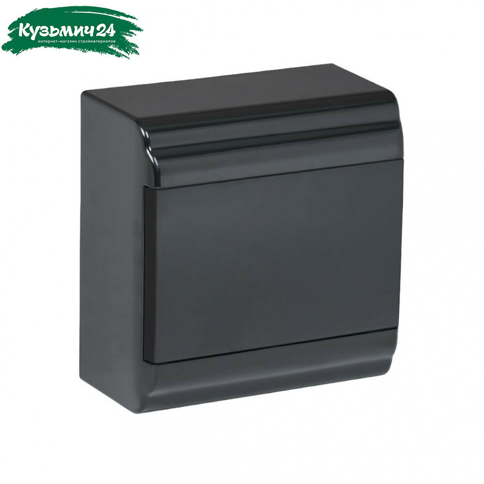 Корпус пластиковый навесной IEK Prime ЩРН-П-6, MKP13-N-01-06-41-K02, IP41, 6 модулей, черный, 1 шт