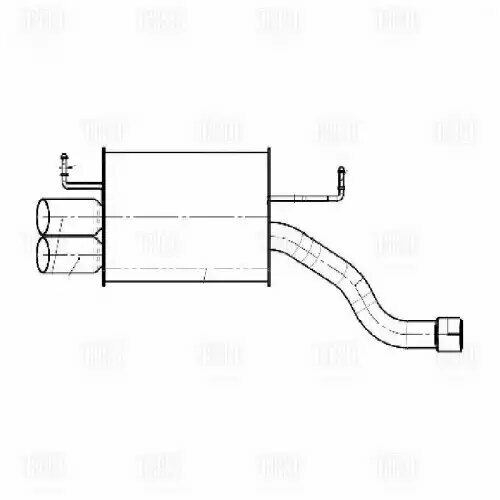 Глушитель Chery Fora 2.0i 06>