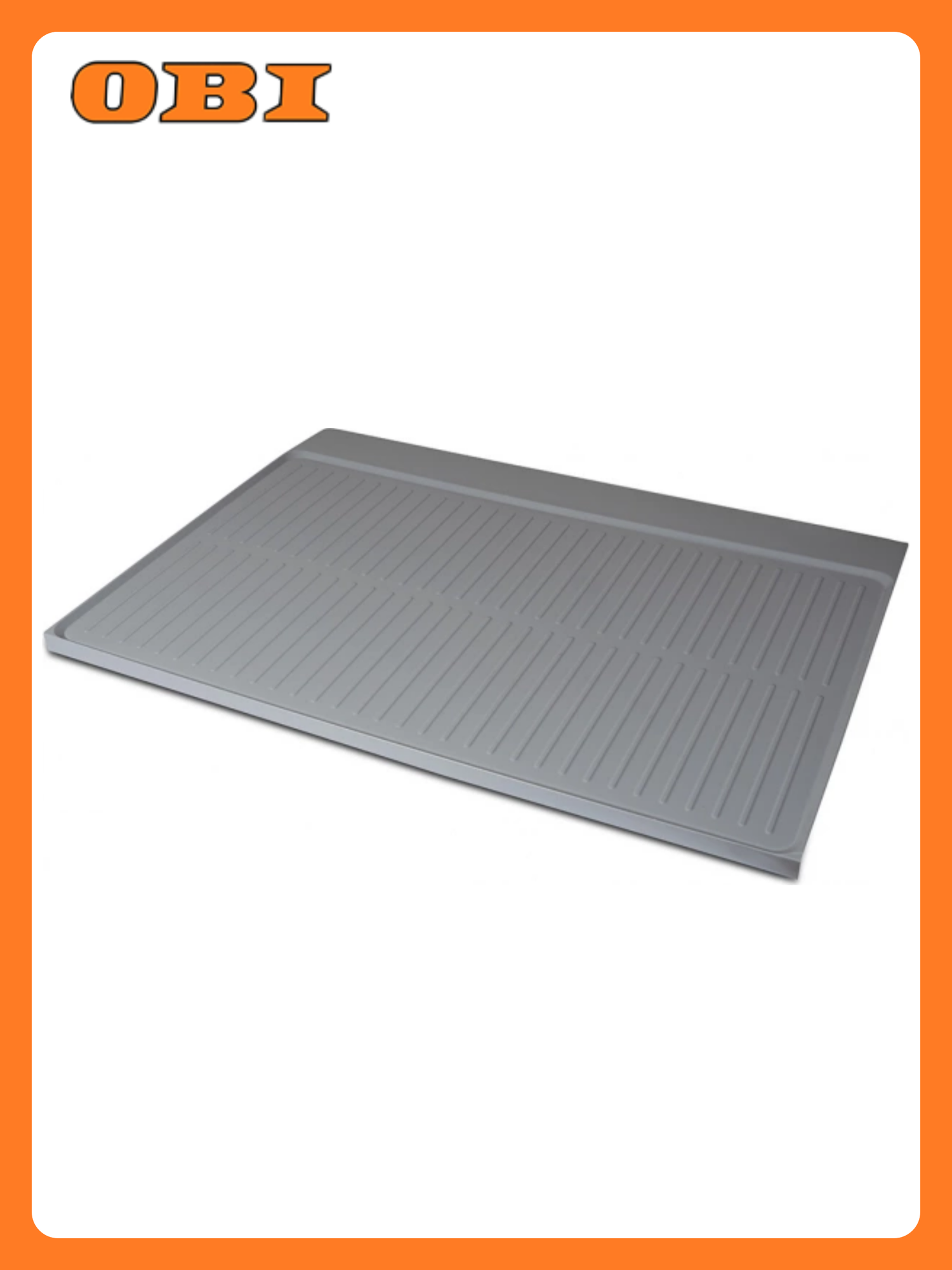 Поддон гигиенический под мойку JET в нижнюю базу 1000 мм. Пластик, цвет серый