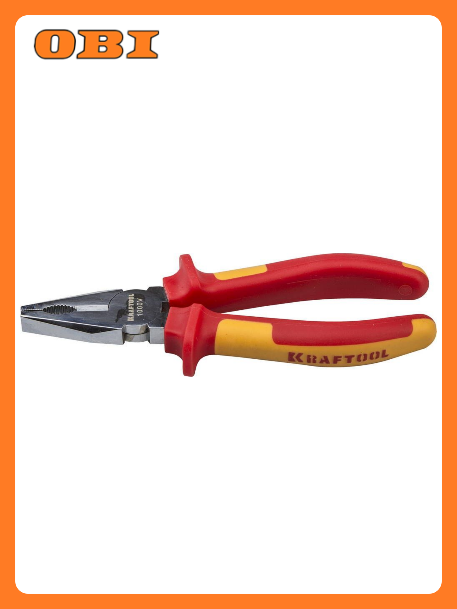 Плоскогубцы диэлектрические KRAFTOOL 180 мм