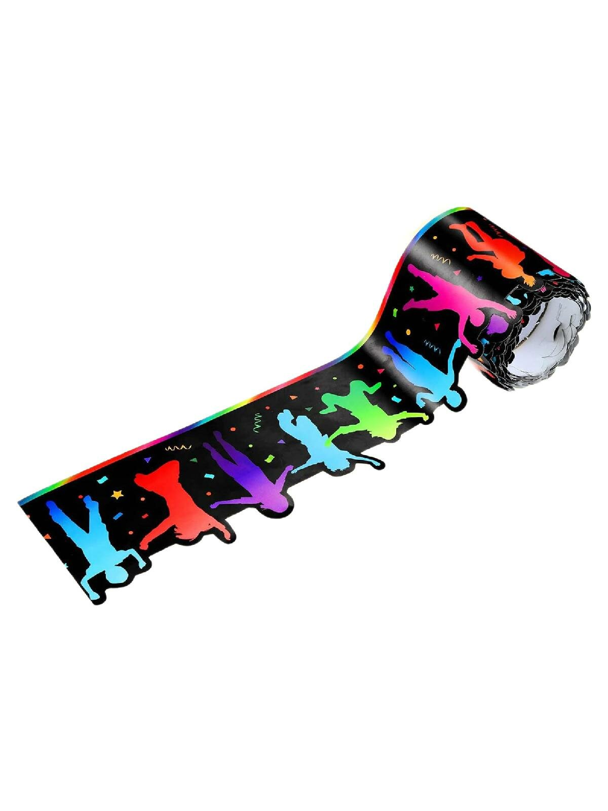 Красочная декоративная наклейка-бордюр для украшения стен классной доски