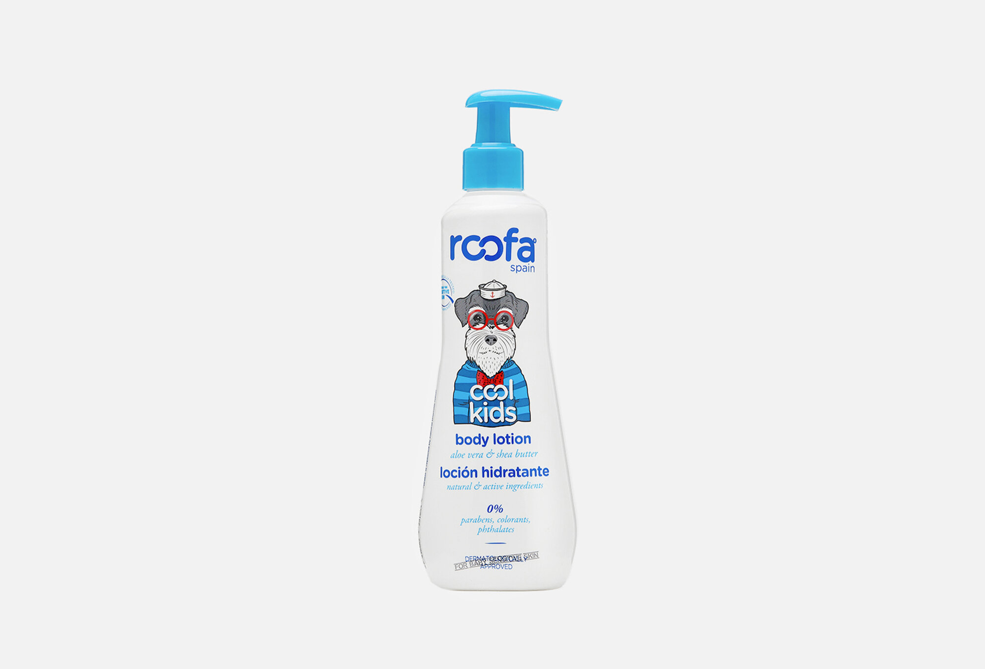 Детский лосьон для тела с алоэ вера и маслом ши ROOFA SPAIN Cool kids body lotion 300 мл