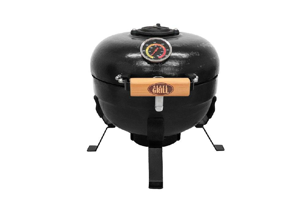 Керамический гриль TRAVELLER SG12 PRO T, 30,5 см / 12 дюймов (черный), Start Grill