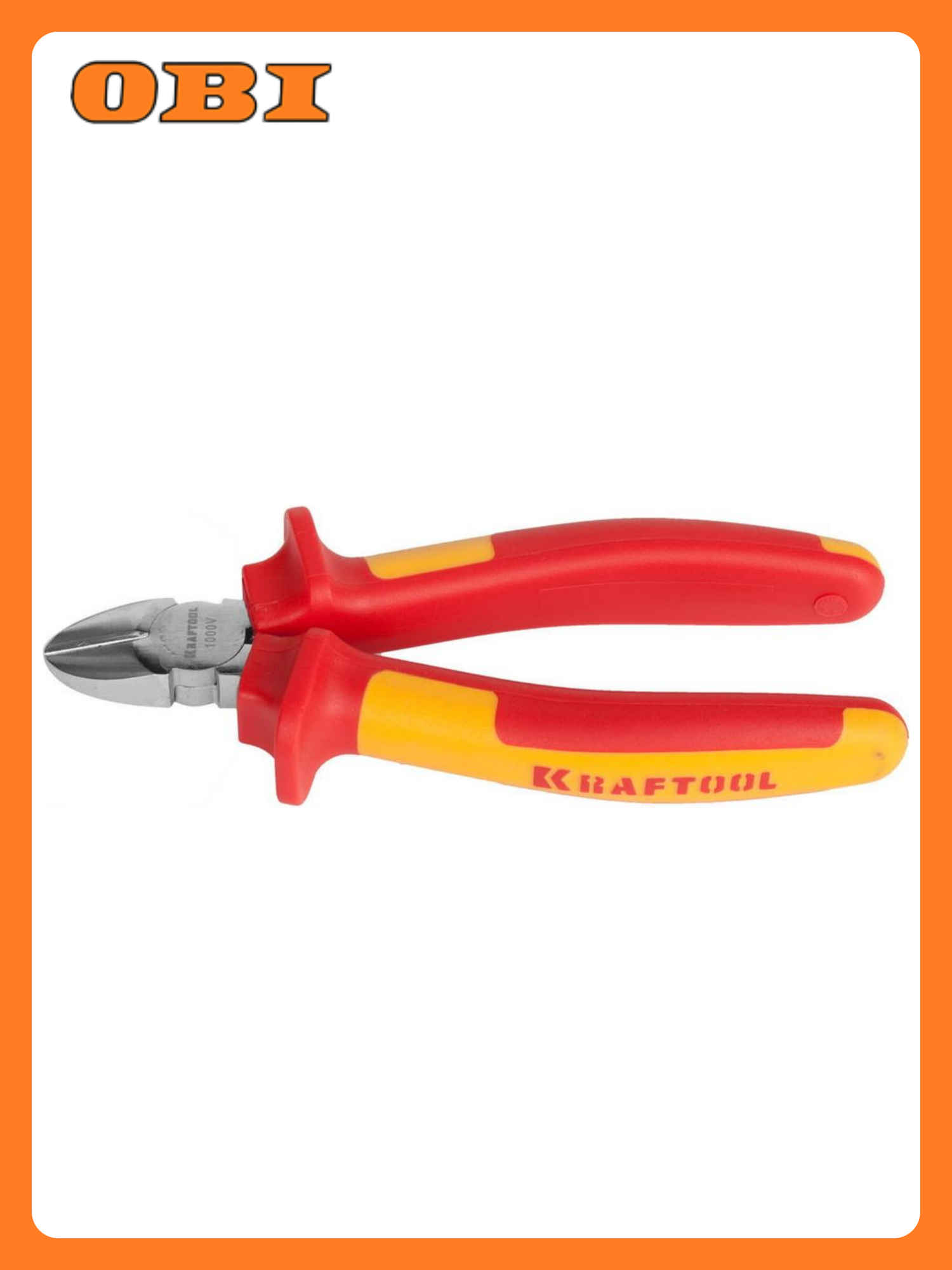 Бокорезы Kraftool, диэлектрические, хромированные, маслобензостойкие, 160мм