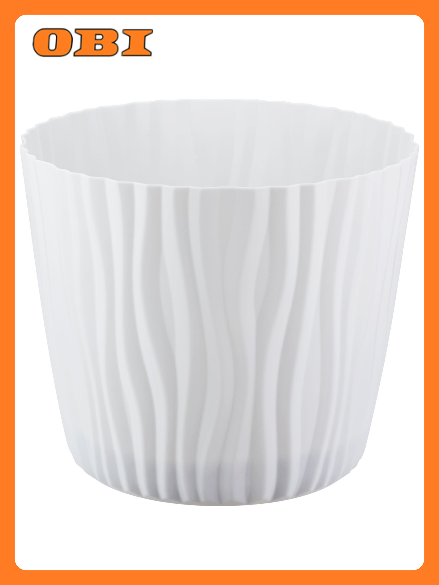 Кашпо "Волна" IDEA, с вкладышем и поддоном, напольное/настольное/на подоконник, 8 л