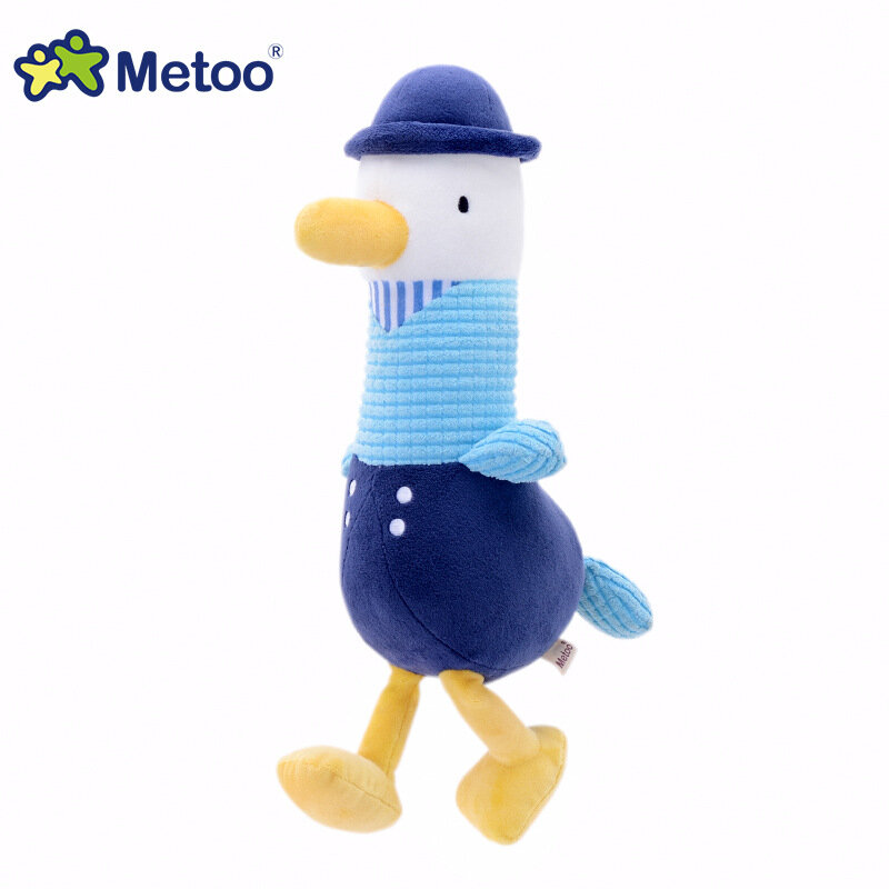 Metoo кролик Чайка красавица кукла Чайка плюшевая игрушка полосатая сумка в виде утки Кулон Шарм детская игрушка