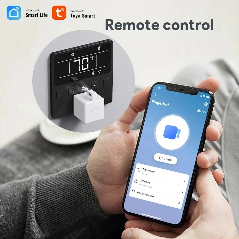 Tuya Zigbee Smart Touch Fingerbot Plus Type-C Multimode Gateway — фото 1