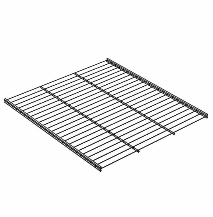 Полка сетчатая 45х40 графит 450x405х14 мм