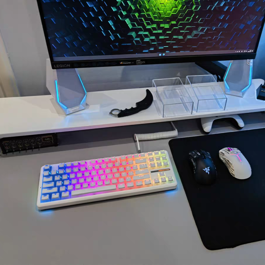 Кейкапы xtrfy k5 из PBT, тип «пудинг», для гейминга, совместимы с ATK68, Wooting60, Nano68, Fire68 Клавиша White