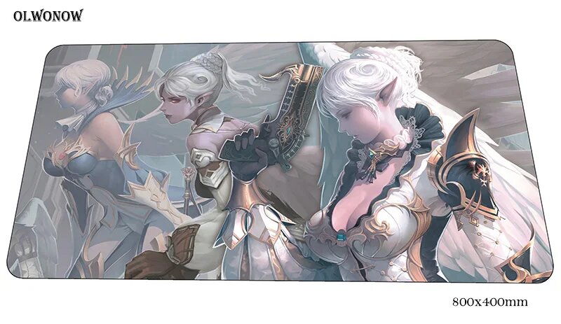 Olwonow Lineage 2 геймерский коврик для мыши резиновый 800x400 мм Size 800x400x3mm, pad 7