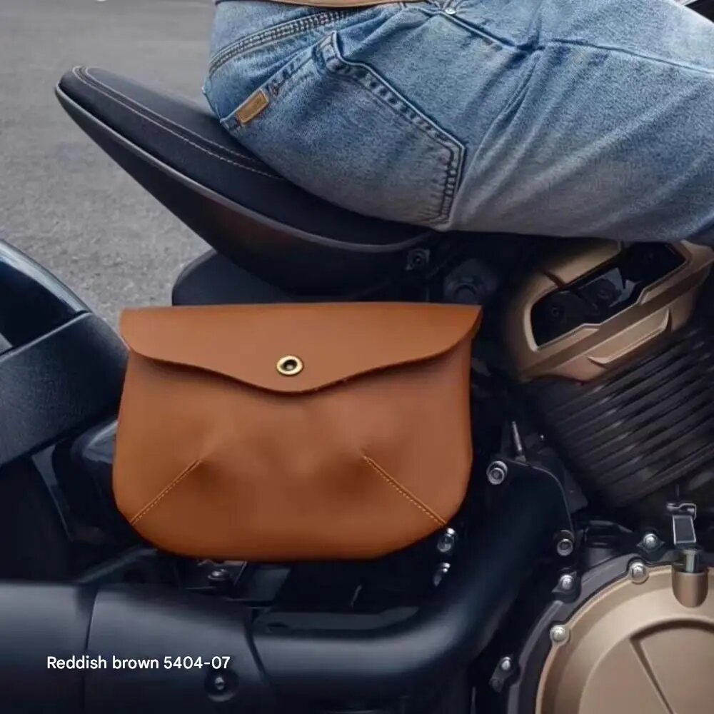 Совместим с мотоциклами Benda Napoleon Bob 500; чехол/накладка на боковую сумку из Коричневый, 1