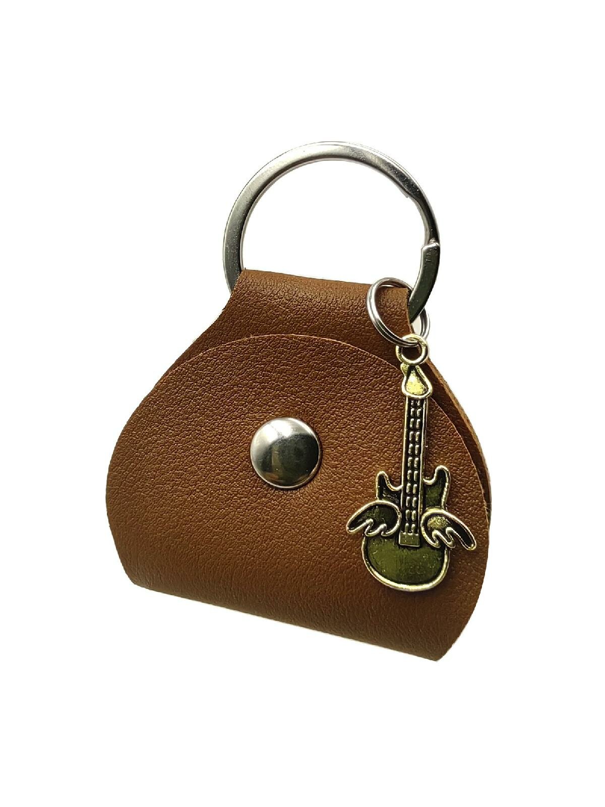 Держатель медиатора Чехол для медиатора Мягкая водонепроницаемая текстура PU для медиатора