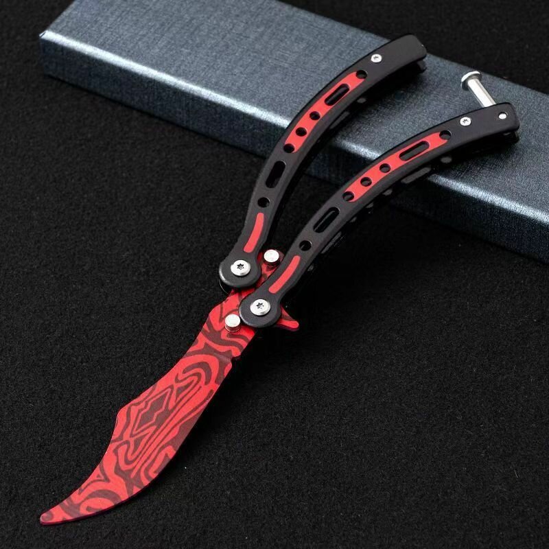 CS: GO Нож-бабочка из нержавеющей стали коллекционная легенда!