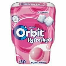 Жевательная резинка Wrigley's Orbit Refreshers Sugar-Free Bubblemint 67г (Англия)