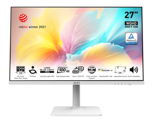 Монитор MSI Modern MD272QXPW (9S6-3PB19H-299)