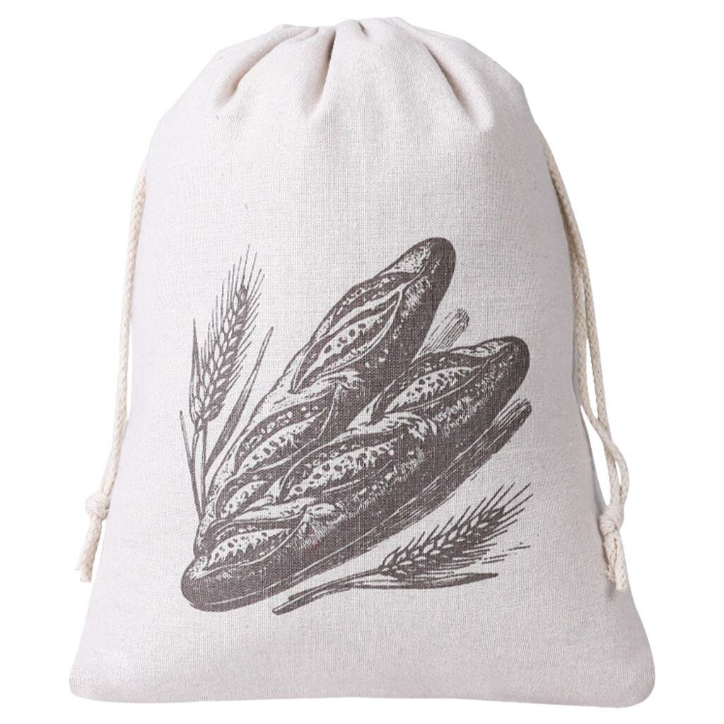 Хлопковая сумка для хлеба с TPU, C