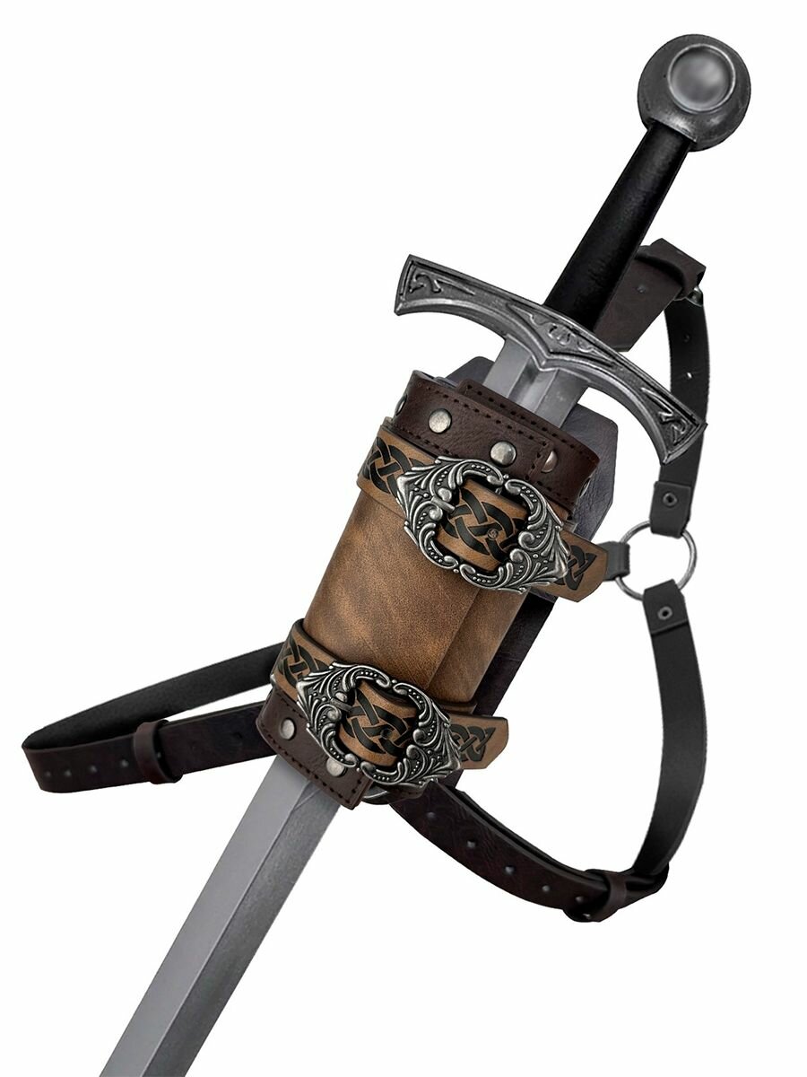 Портупея - кобура для меча Викинга средневековая