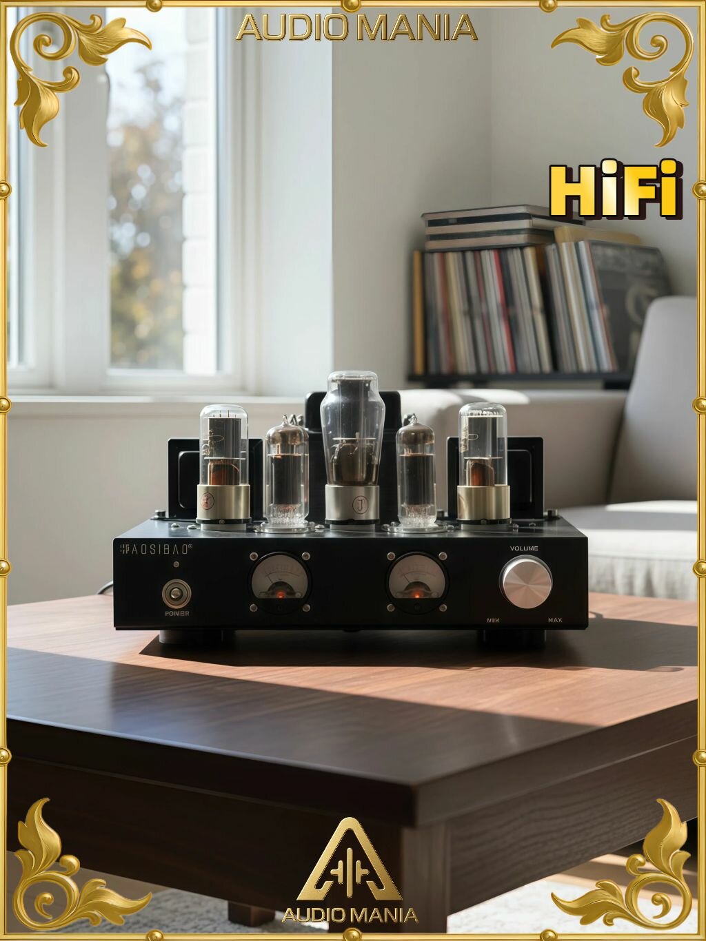 Чисто ламповый усилитель M2c, однотактный Класс А на 6П1, ручная сборка (навесной монтаж)