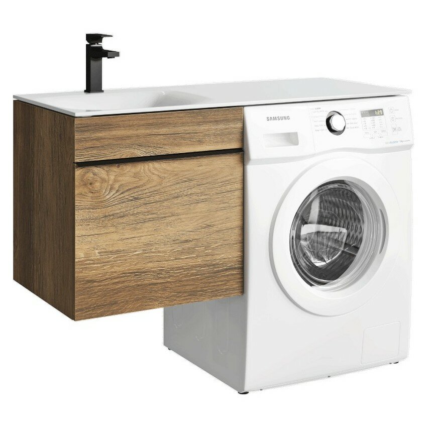 Тумба с раковиной Aqwella Terra TER01051DB дуб балтийский