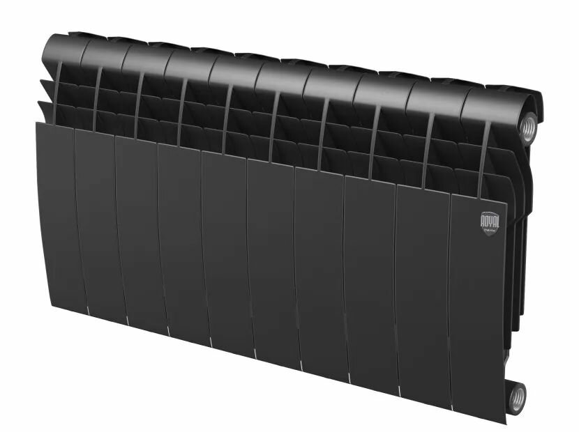Радиатор Royal Thermo BiLiner 350 Noir Sable 10 секций