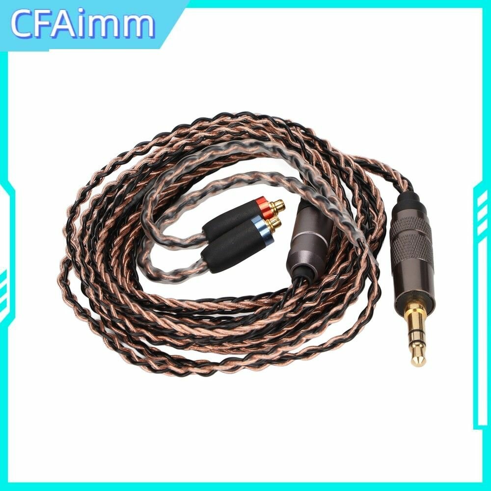 Кабель MMCX 3,5 мм OFC 8-жильный для наушников SE535, UE900, SE215.