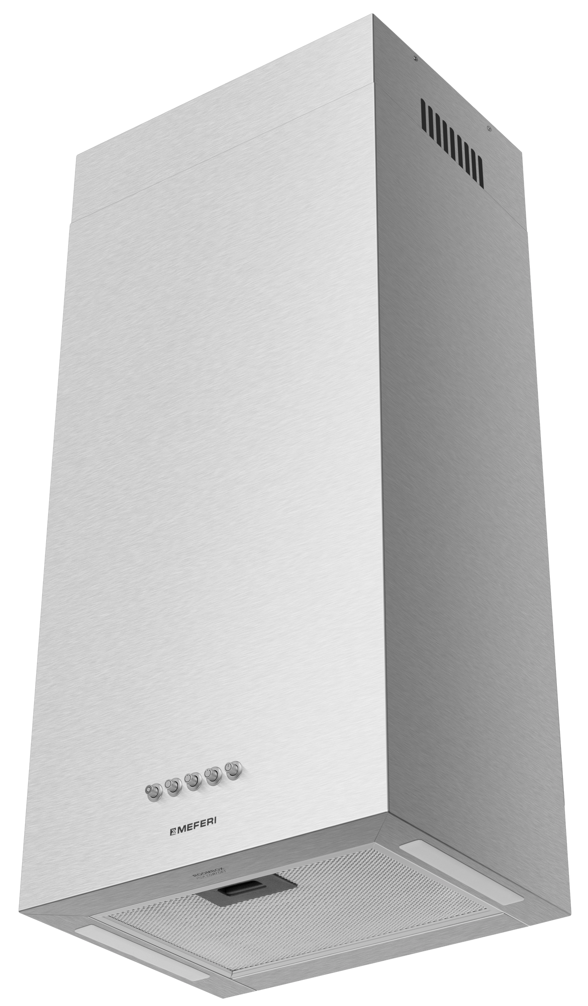 Вытяжка кухонная кубическая островная ROOMBOX40IX ISLA COMFORT 40 см, нержавеющая сталь, 1100 м3/ч