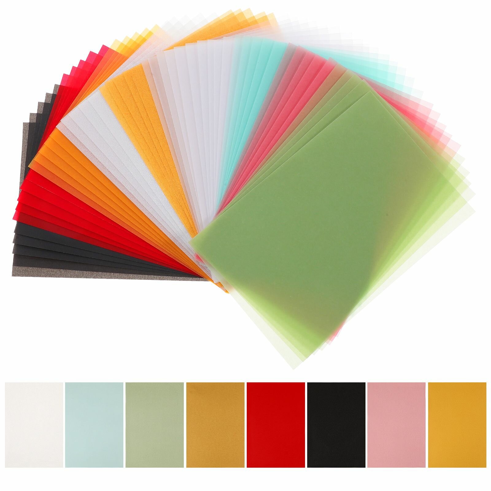 Бумага Для Кальки, Многоцветная, Прозрачная, Для Рисования И Печати, 50 Листов, 15.00X10.00 См