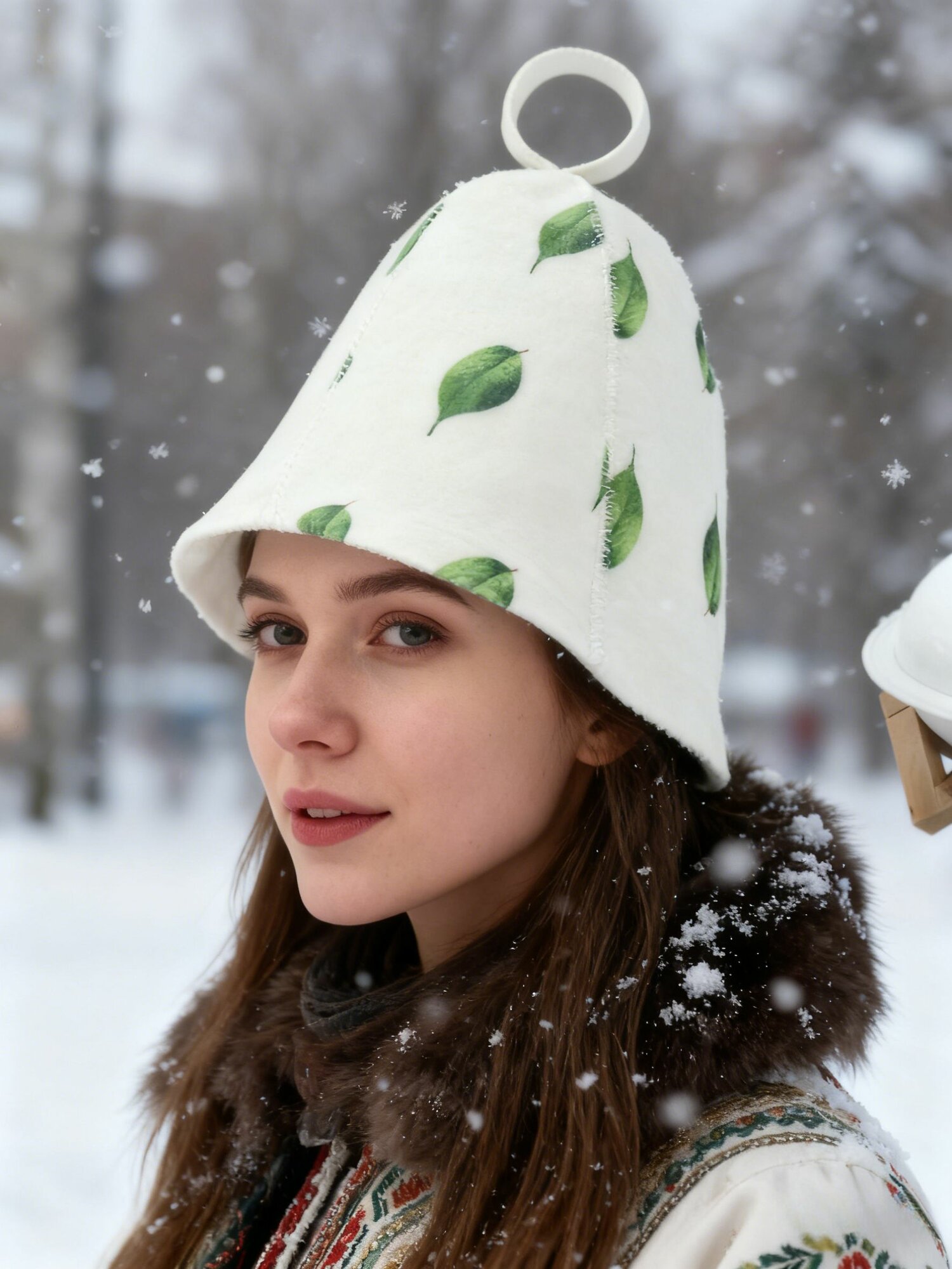 Шапка для бани и сауны