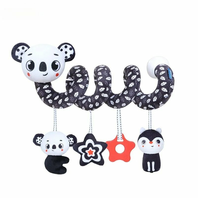 Дуга с игрушками Жираф для малышей 0+ на кроватку и коляску