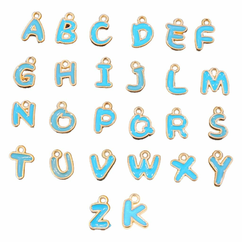 Двухсторонний кулон капля масла 26 букв