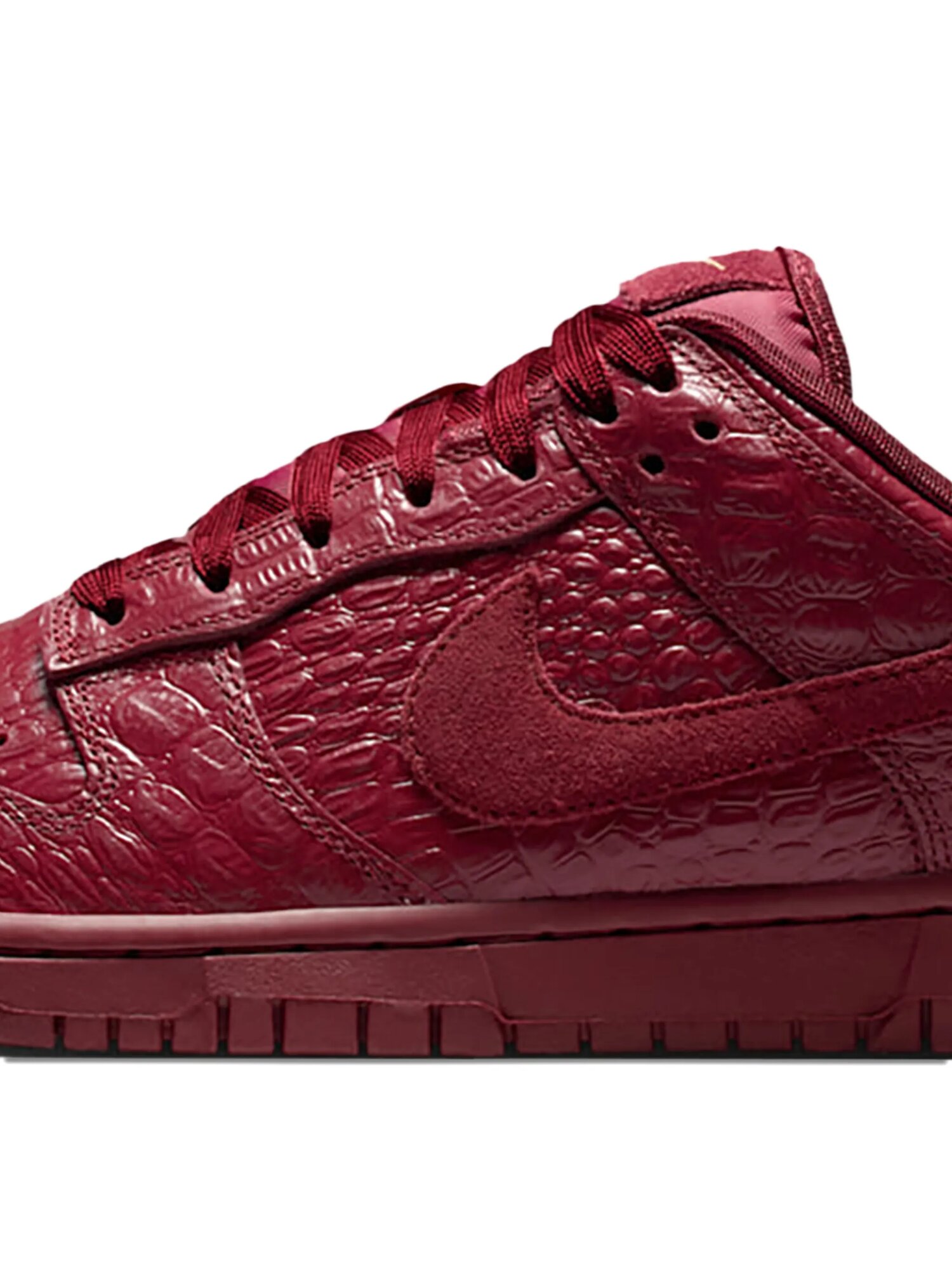 Кроссовки NIKE Croc Dunk Low, размер 10 US, red — фото 1