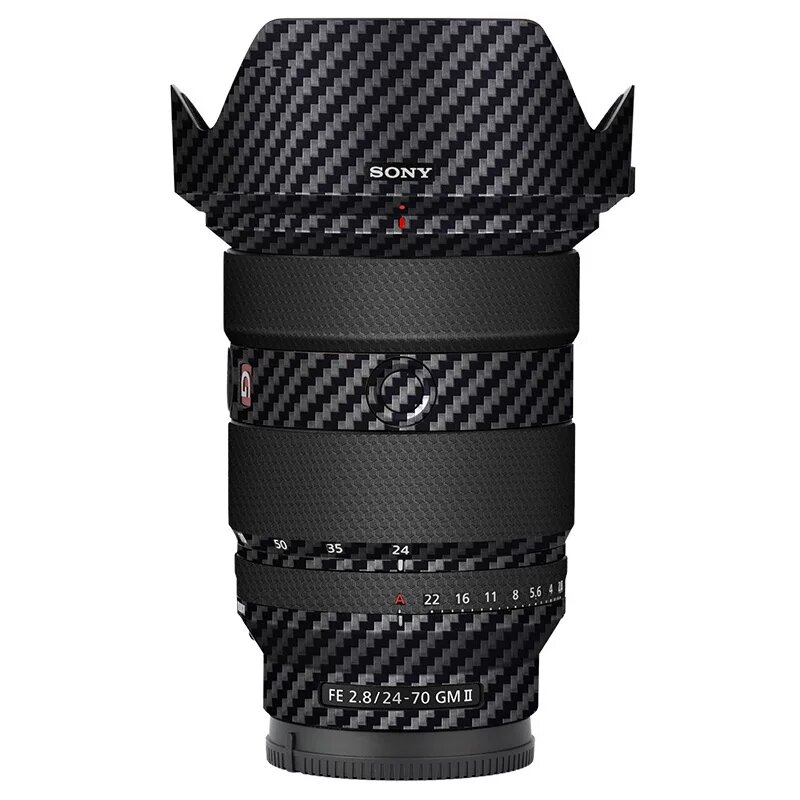 JJC Защитная пленка для объектива Sony FE 24-70мм F2.8 GM II с полным покрытием, 3M, углеродное волокно