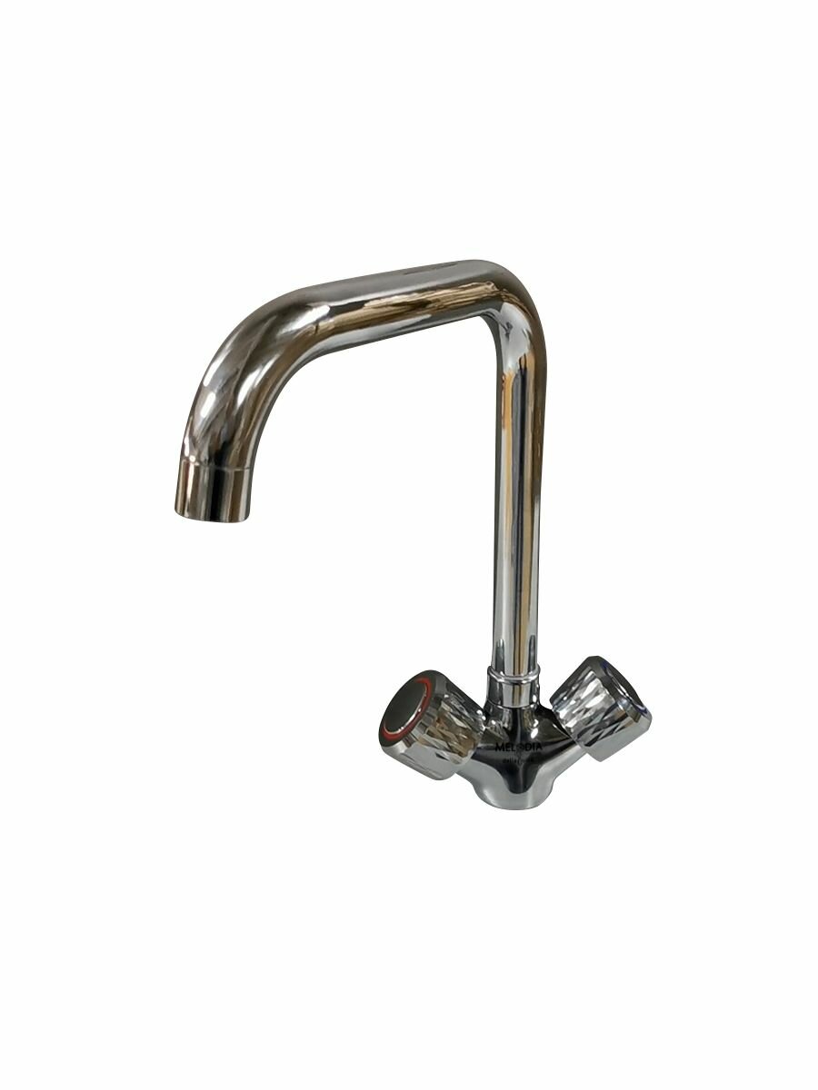Melodia Della Vita Смеситель кухня MELODIA Elegia высокий Г-излив керамика MDV32015 без гибкой подводки