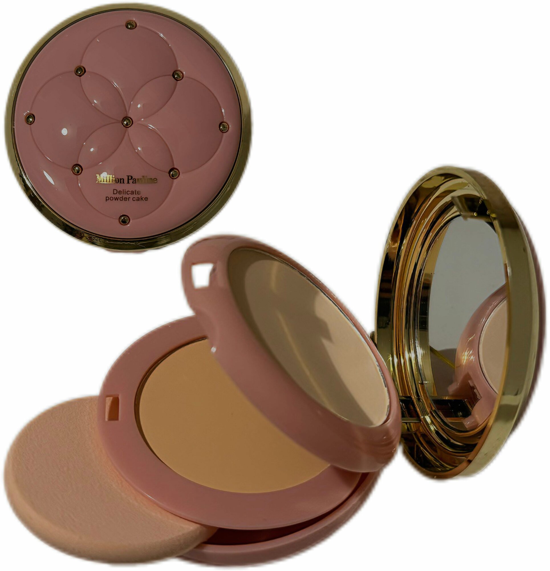 Пудра для лица 3 в 1 Sakura SPF 30 PA+++ тон 03, 24 гр