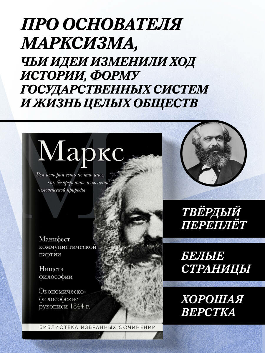 Маркс К. Карл Маркс. Манифест коммунистической партии. Нищета философии. Экономическо-философские рукописи 1844 г.