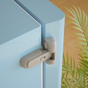 SAFELON Детский безопасный замок холодильника, защищенный от детей однодверный замок холодильника с морозильной камерой