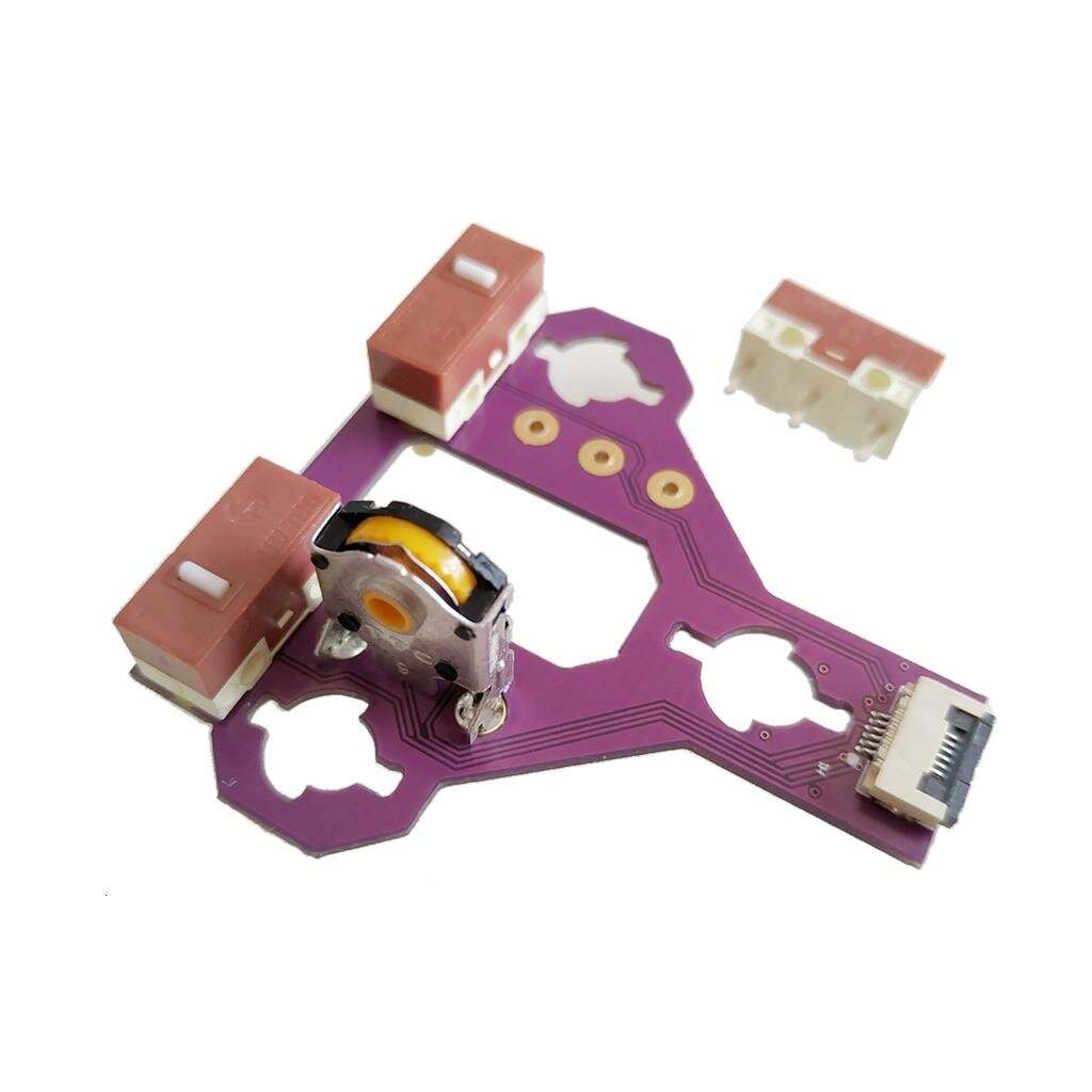 Плата кнопок PCB для Xtrfy M8W с горячей заменой, Бесшумный переключатель HUANO