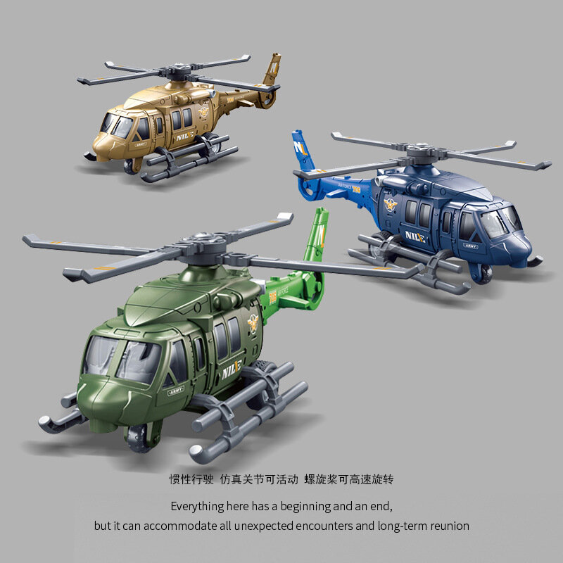 Детский игрушечный вертолет с вращающимся пропеллером, спасательный самолет, игрушечная машинка для мальчика и девочки, подарок на день рождения.